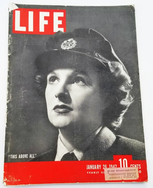 LIFE MAGAZINE JANUARY 26 1942 Iran Soviet British Allies Very Good ...