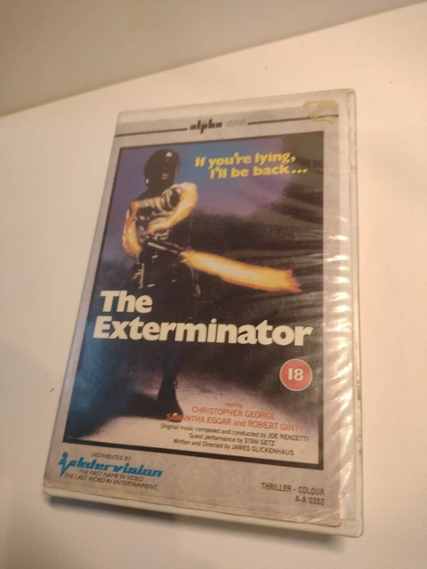 THE EXTERMINATOR VHS Classic Vintage Video Cassette 18 Thriller UK Rare ...