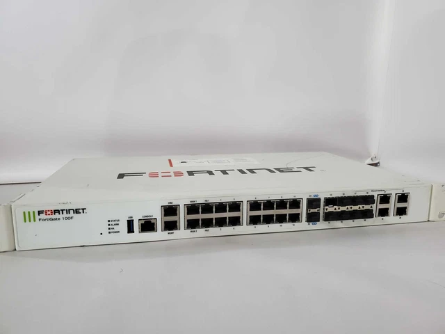 FORTINET FORTIGATE FG-100F Network Security Firewall 22xGE port Switch ...