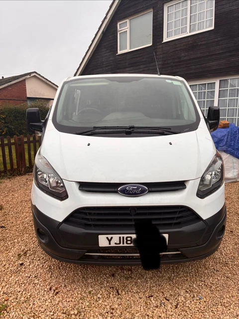 FORD TRANSIT CUSTOM van for sale 2018 spares or repair £1,800.00 ...