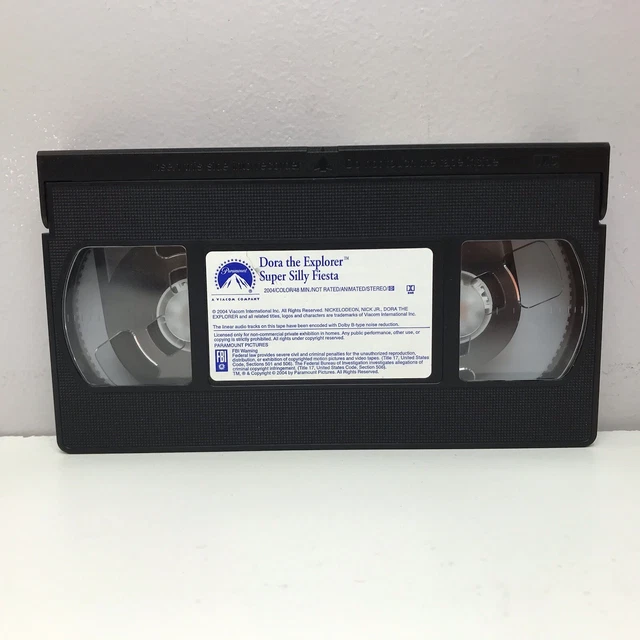 Nick Dora Explorer Super Silly Fiesta Vhs Tape Only Buy 2 Get 1 Free