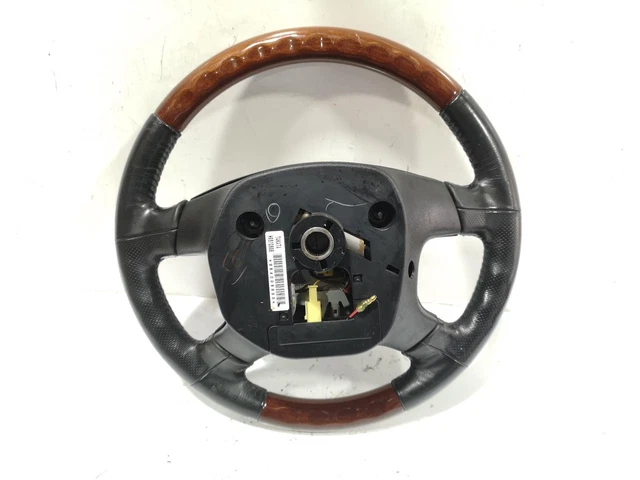 MITSUBISHI SHOGUN MK3 V60 1999 - 2007 Direction Roue Cuir Et Bois Brun ...