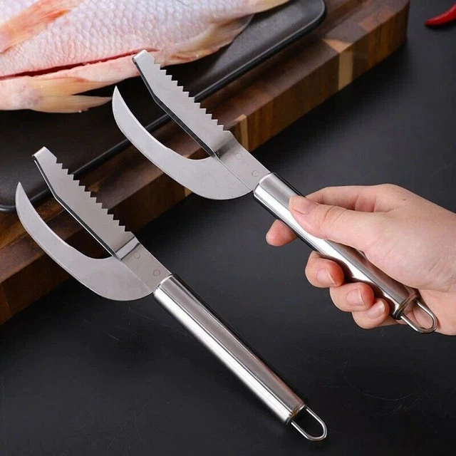 1 PC FISH Scale Knife Cleaning Peeler Can Opener Stainless Steel ...