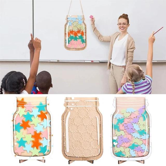 BEHAVIOR MANAGEMENT TOKENS Classroom Reward Jar Dinosaur Incentive Jars ...