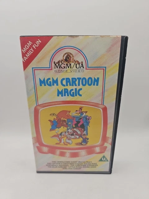 MGM CARTOON MAGIC VHS - Ultra Rare Retro Video (1986) Original MGM Case ...