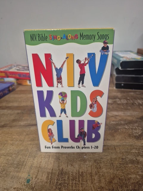 NIV KIDS CLUB Sing Along Memory Songs VHS Tape Fun From Proverbs ...