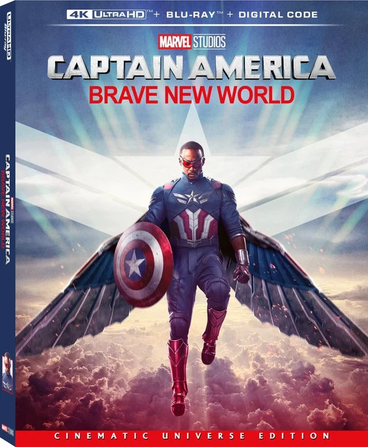 CAPTAIN AMERICA: BRAVE New World [4K UHD + Blu-ray + Digital, 2025 ...