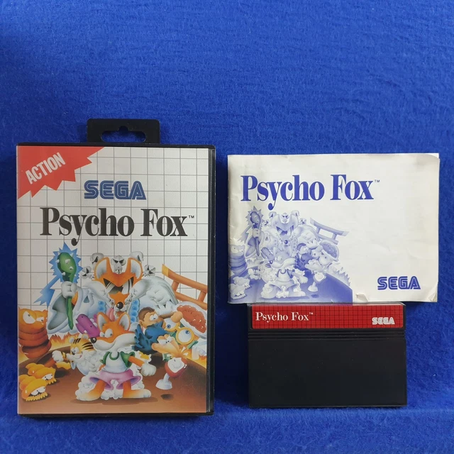 MASTER SYSTEM PSYCHO FOX *y Boxed With Manual Sega PAL Version $131.99 ...