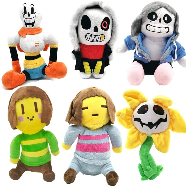 UNDERTALE PLUSH TOYS Papyrus Sans Asriel Temmie Soft Plush Stuffed Doll ...