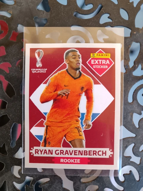 PANINI WORLD CUP QATAR 2022 EXTRA STICKER ROOKIE -Gravenberch-Base £7.54 - PicClick UK