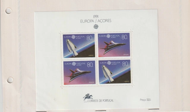 AZORES EUROPA CEPT Hojita del año 1991 (GN-807) EUR 3,35 - PicClick FR