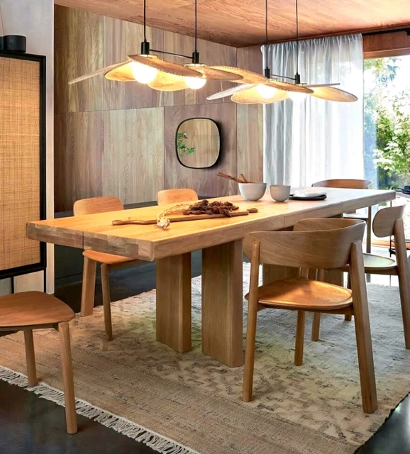 GRANDE TABLE CHÊNE massif Olaga AM.PM, meuble de salle à manger EUR 620 ...