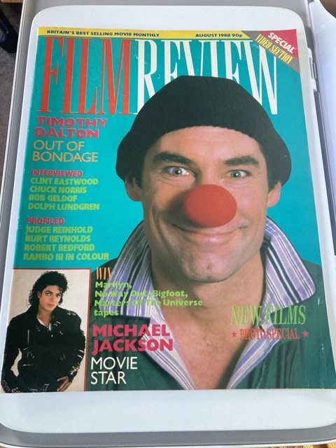 FILM REVIEW AUGUST 1988 Timothy Dalton, Michael Jackson, Mark Hamill, G ...