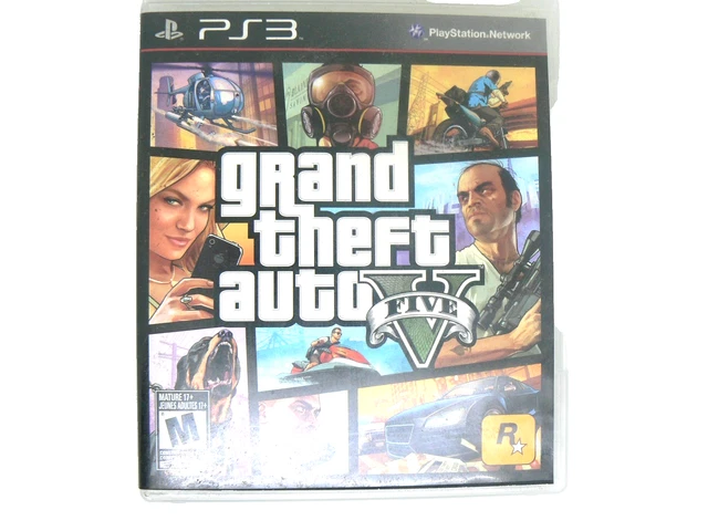 GRAND THEFT AUTO V GTA 5 Sony Playstation 3 PS3 CIB Complete Tested ...
