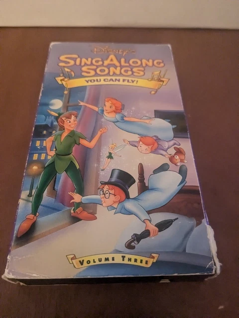 DISNEY'S SING ALONG Songs VHS You Can Fly Volume 3 £9.87 - PicClick UK