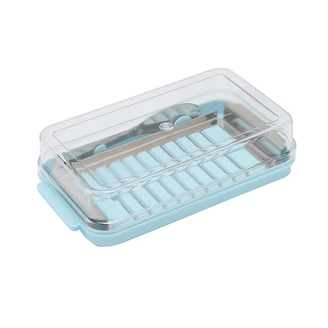 CHEESE DISH BUTTER Container Transparent Cover For Home For Kitchen £14 ...