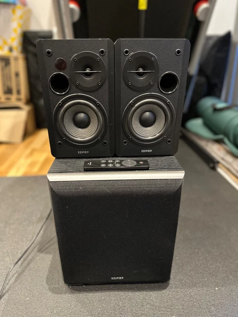 EDIFIER R1280DBS AND T5 Subwoofer Active Speakers System Bluetooth PC ...