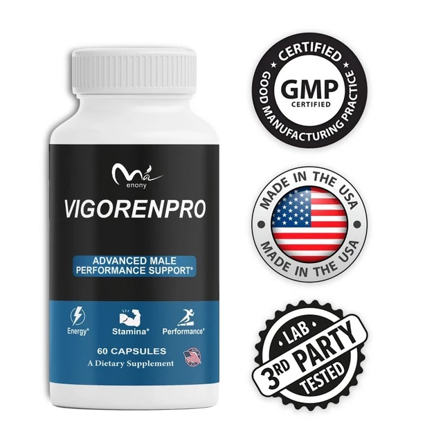 VIGOREN PRO CAPSULES, Advanced Formula for Men, Male Health Support - 5 ...
