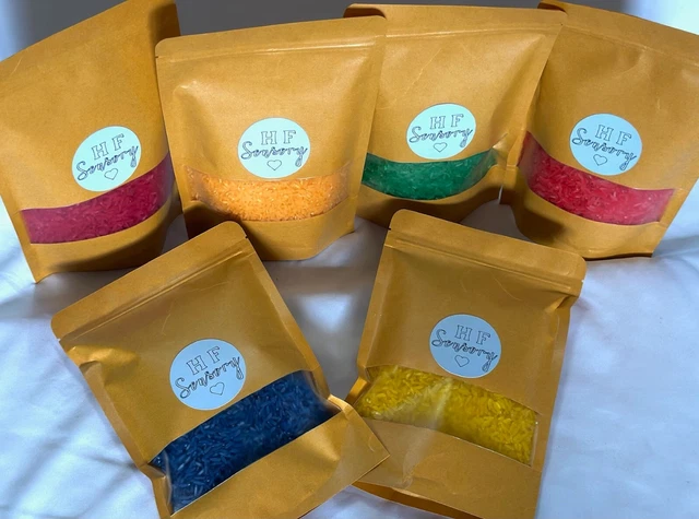 Sensory Coloured Rice Sensory Play Tuff Tray Fillers Messy Play Small World £295 Picclick Uk