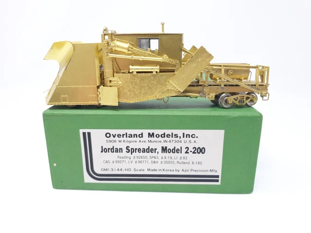 OVERLAND MODELS OMI-3144 Jordan Spreader Model 2-200 Brass HO £349.99 ...