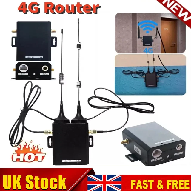 H927 4G ROUTER Industrial Grade 4G LTE Router Support 16 WiFi Users for ...