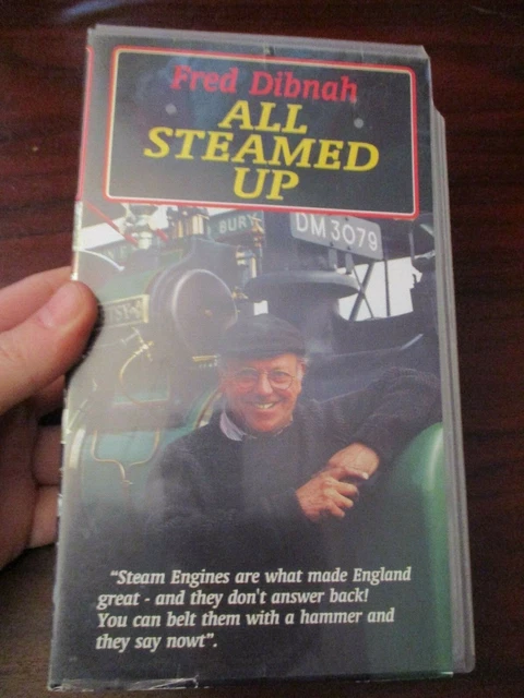 FRED DIBNAH ALL Steamed Up VHS Video Tape (NEW SEALED) £4.99 - PicClick UK