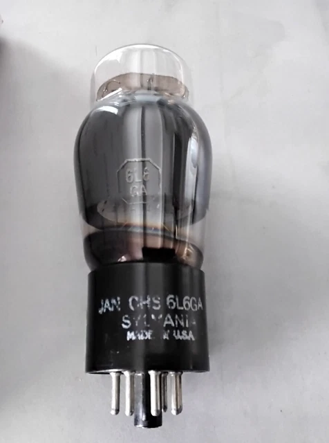 TUBO 6L6GA SYLVANIA JAN CHS 6L6 GA, tubo audio vintage EUR 42,00 ...