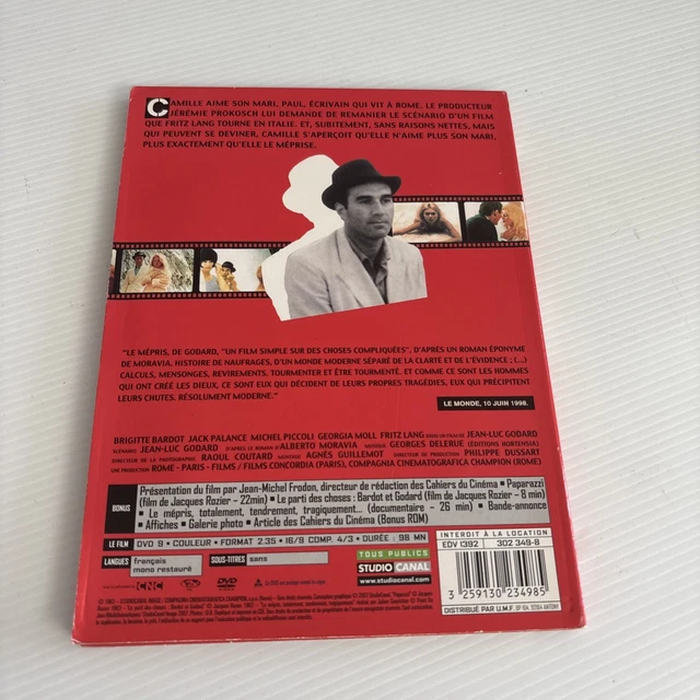 DVD &LE MEPRIS& Brigitte Bardot, Michel Piccoli, NEUF SOUS BLISTER ...