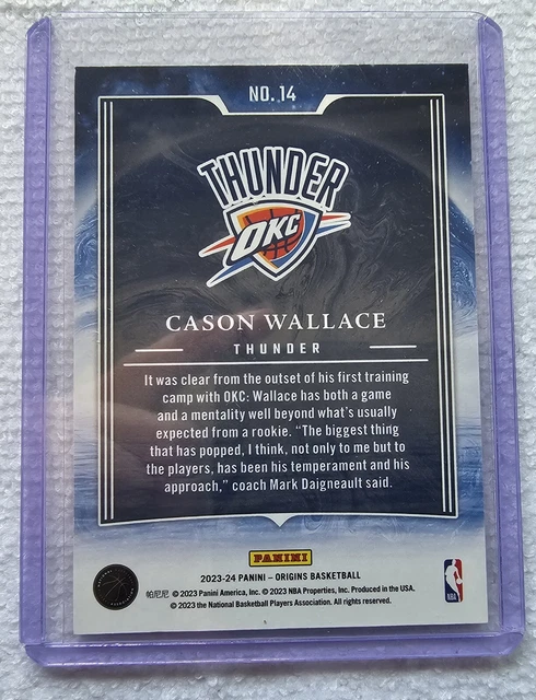 CASON WALLACE 2023-24 Panini Origins Taking the Leap RC #14 Thunder EUR ...
