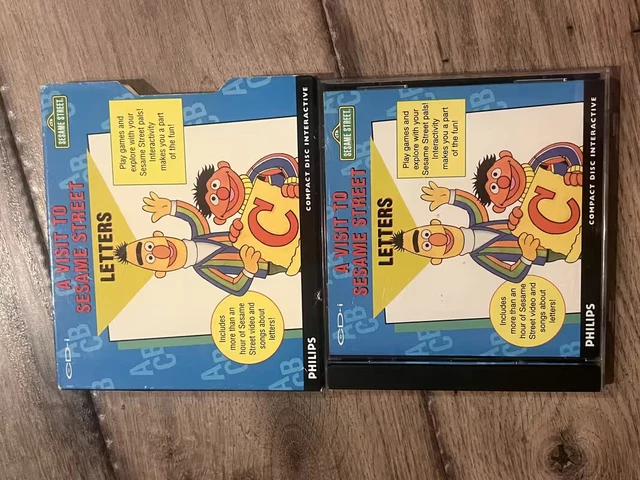 A VISIT TO Sesame Street: Letters (Phillips CD-i CDI, 1991) CIB ...