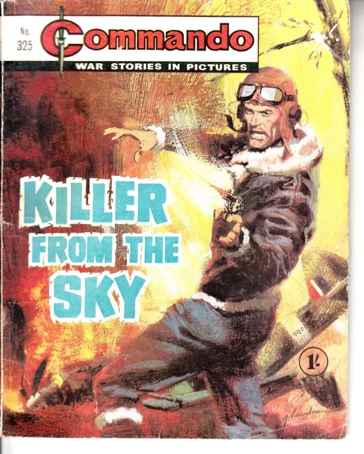 COMMANDO COMIC KILLER FROM THE SKY Issue No 325 EUR 12,86 - PicClick IT