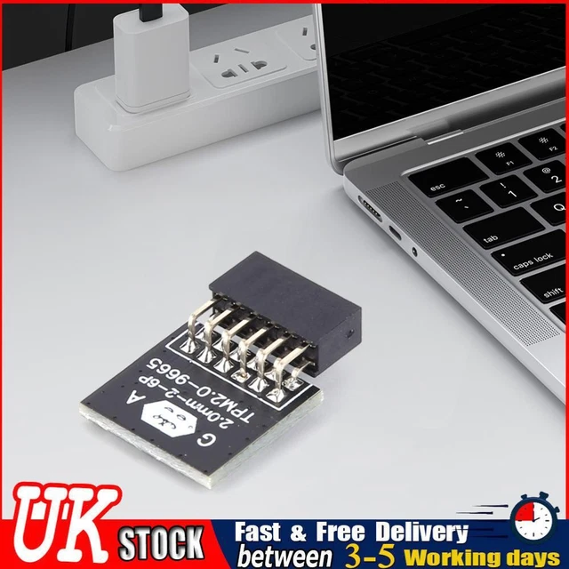 Uk Trusted Platform Module 12pin Motherboard Card Tpm 2 0mm 2 6p For Motherboard £14 49