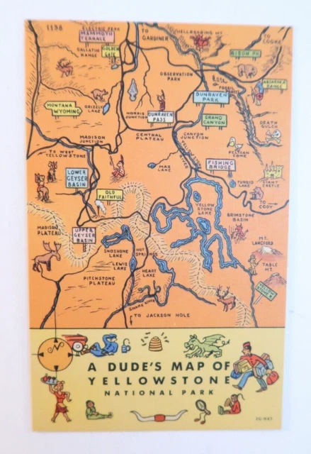 Map Of A National Park FOR SALE! - PicClick
