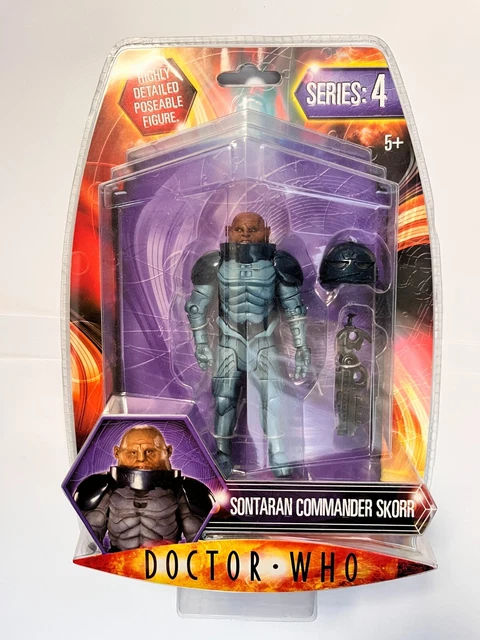 NEUF EN BOÎTE Doctor Dr Who BBC Séries 4 Sontaran Commander Skorr Jouet ...