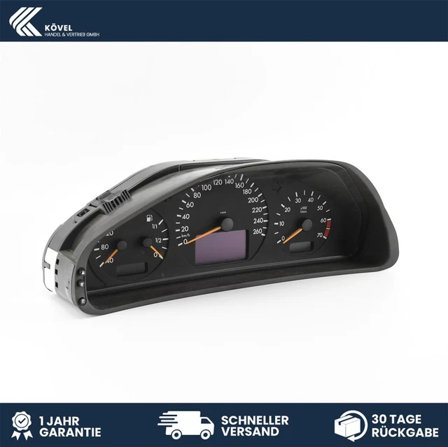 MERCEDES BENZ E-CLASS W210 Instrument Cluster Tachometer Speedometer ...