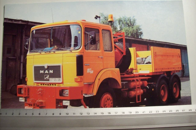 GROSS-FOTO,DDR,OLDTIMER LKW, ZUGMASCHINE MAN-ÖAF F8, 40.525 ...