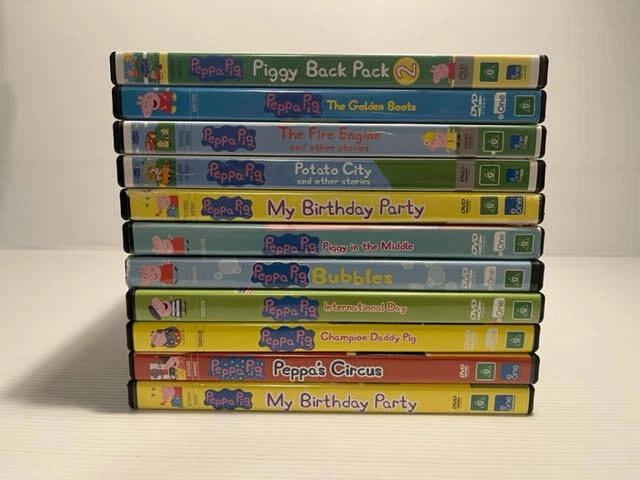 10X PEPPA PIG Children's DVDs Bulk Bundle Lot - Region 5 (PAL) $39.99 ...