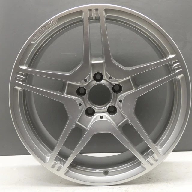 MERCEDES E63 AMG Silver 19" Alloy Wheel Rim W212 9.5 Rear A2124012802 ...