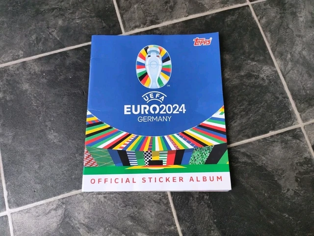 TOPPS UEFA EURO 2024 Germany Official Sticker Album with 6 Stickers ...