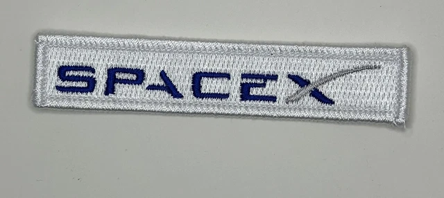 SPACEX X LOGO WHITE FALCON 9 STARSHIP DRAGON MISSION Patch NASA 3” £8. ...