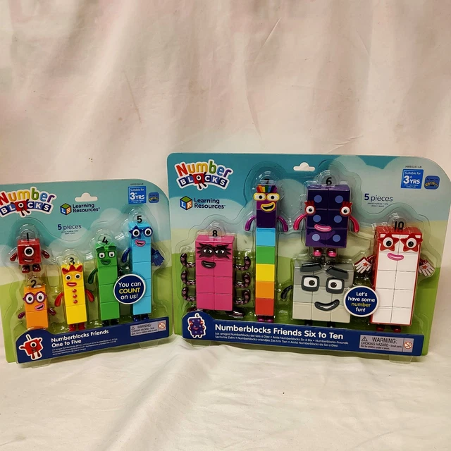 LEARNING RESOURCES NUMBERBLOCKS Friends One to Five & Six To Ten ...