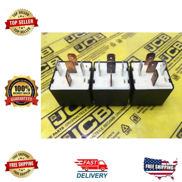 40/303388 - JCB Backhoe Genuine Jcb Relay Changeover, Set Of 3 Pcs £33. ...