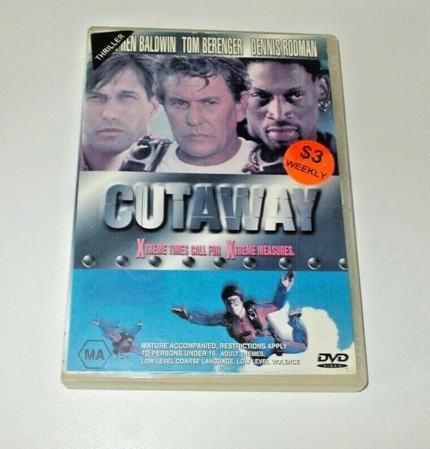 CUTAWAY DVD REGION 4 2000 Dennis Rodman Tom Berenger $7.85 - PicClick AU