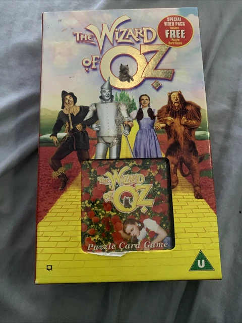 THE WIZARD OF Oz Special VHS Video & Puzzle Card Game £1.50 - PicClick UK