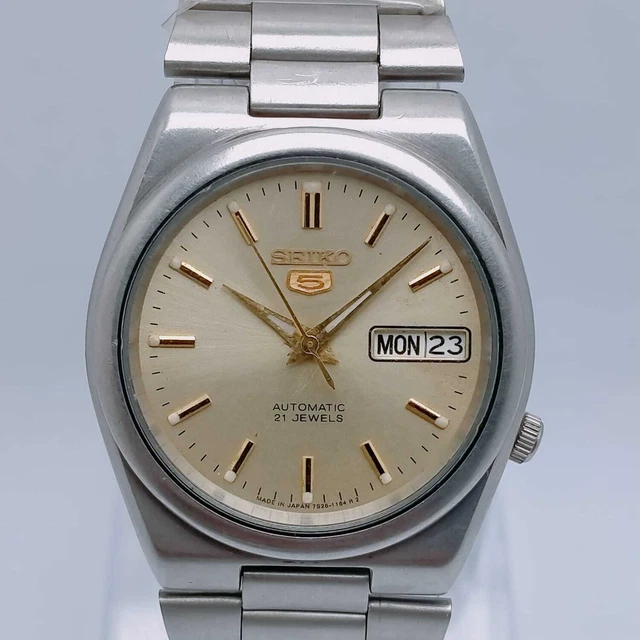 SEIKO 5 AUTOMATICO 7S26 Giorno/Data Orologio Uomo Vintage SMI44MHN2 EUR ...