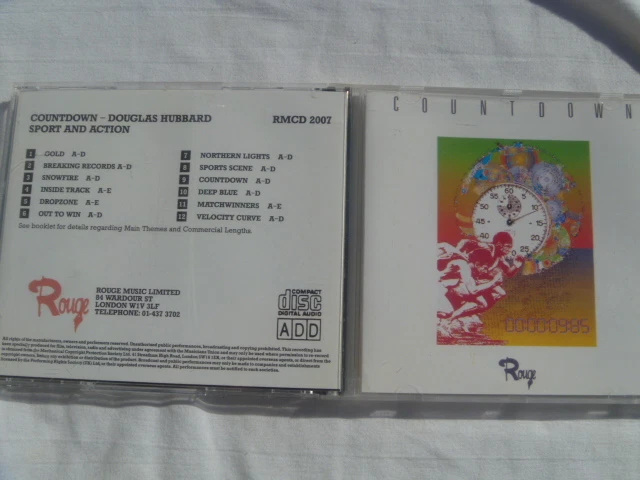 ROUGE COUNTDOWN DOUGLAS Hubbard Rare Library Sounds Music Cd EUR 6,32 ...
