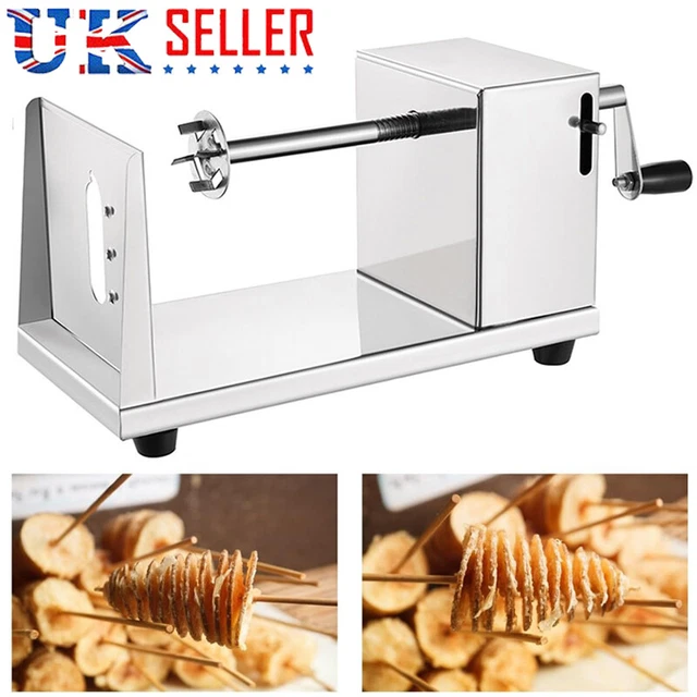SPIRAL POTATO SLICER Chipper Potatoes Chip Cutter Machine Tornado ...