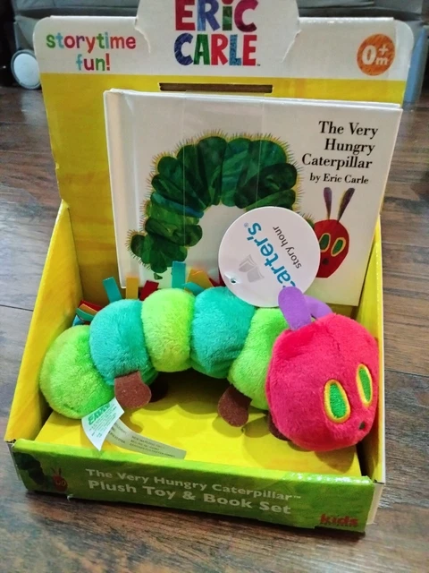 WORLD OF ERIC Carle The Very Hungry Caterpillar Mini Book & Plush Set ...