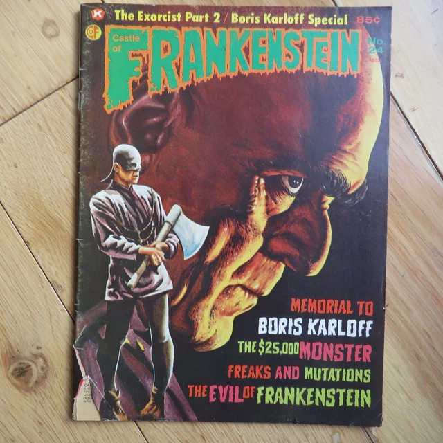 CASTLE OF FRANKENSTEIN Horror Magazine #24 (Gothic Castle Publishing ...
