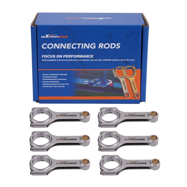 CONNECTING RODS FOR Nissan Skyline R32 R33 R34 RB25 RB26 2.5 2.6 ARP ...
